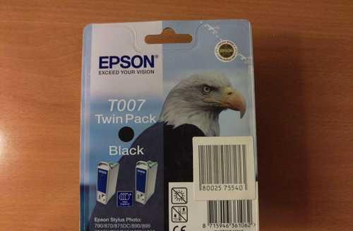 Комплект оригинальных картриджей Epson T007