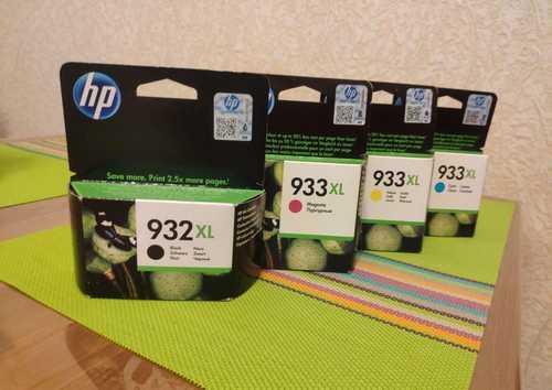 Комплект оригинальных картриджей HP 932/933XL