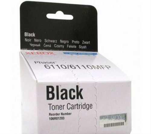 Тонер-картридж xeroxphaser 6110 Black (чёрный, 200
