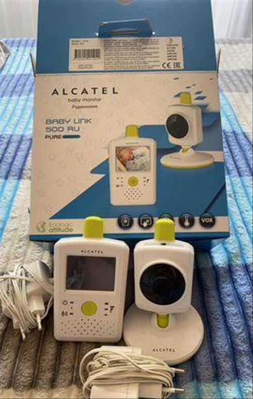 Радио видео няня alcatel baby link 500