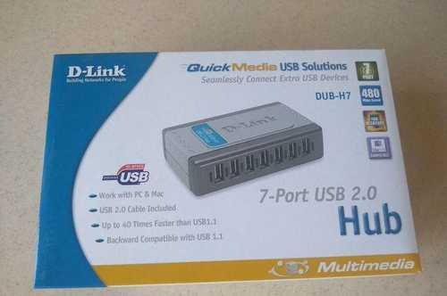 USB-хаб D-link DUB-H7