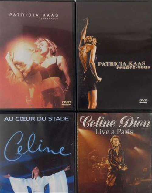 DVD live celine dion patricia kaas