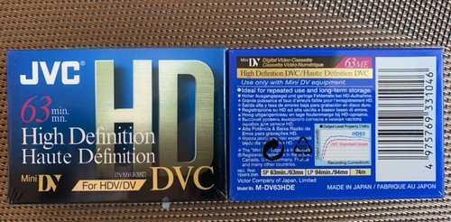 Видеокассета JVC M-DV63HDE