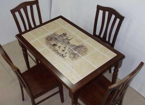 Стол с плиткой Малайзия ст 3045Р