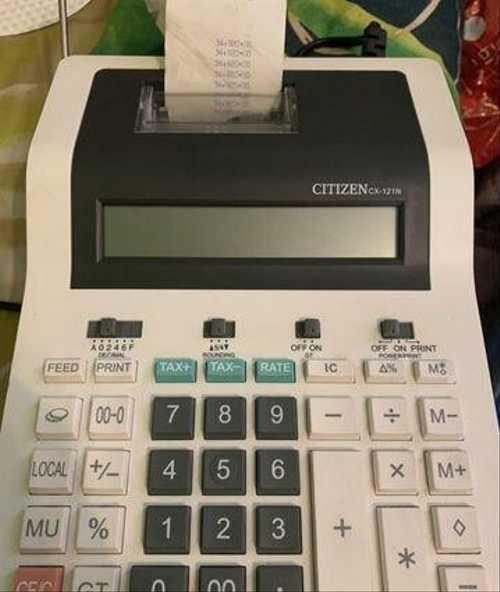 Калькулятор бухгалтерский Citizen CX-121N