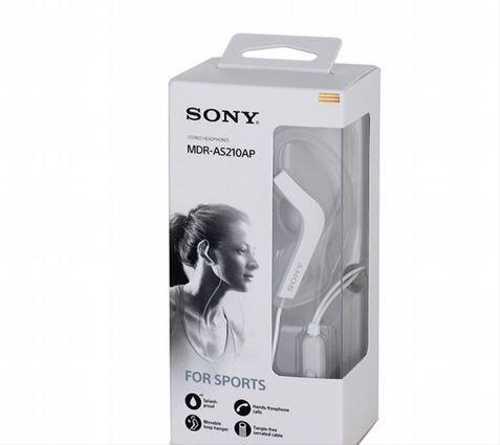 Наушники Sony MDR-AS210AP White (новые)