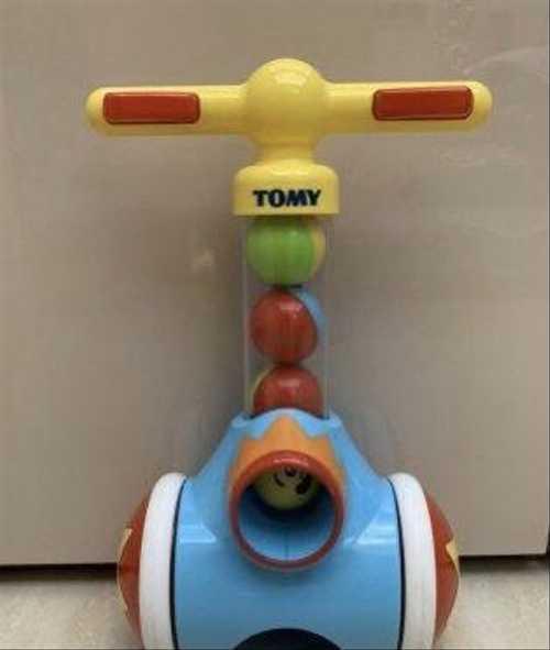 Игрушечная катапульта каталка tomy