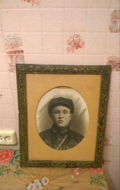 Старинный портрет солдата