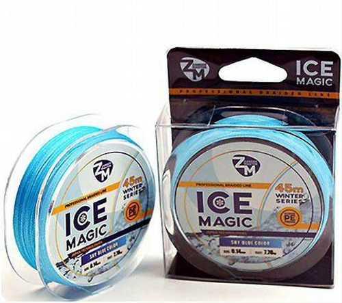 Плетенка зимняя ZM ICE Magic Lite Blue 45м 0,10мм