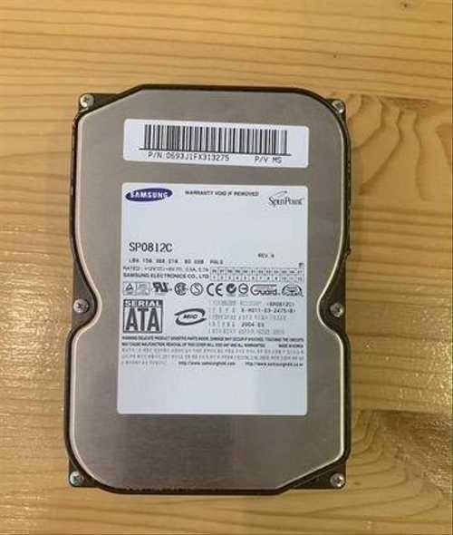 Жёсткий диск Samsung 80 Гб
