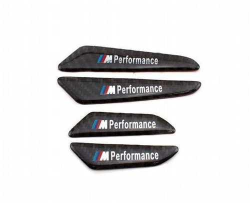 Защитные наклейки двери BMW M-performance карбон