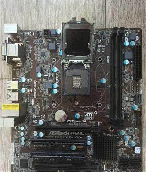 Материнская плата ASRock B75M-GL