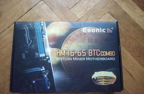 Материнская плата Esonic HM76.65 BTC combo 1.6