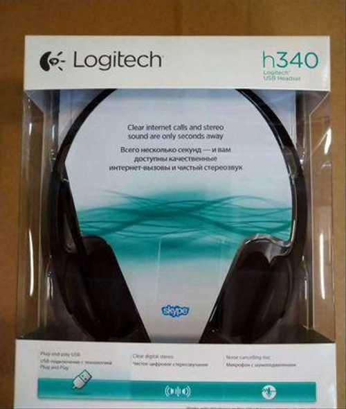 Usb гарнитура Logitech H340