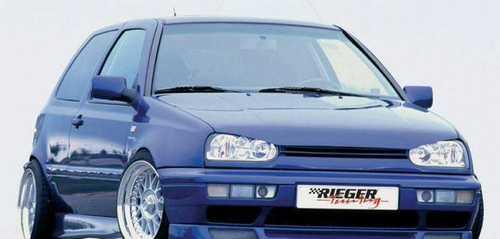 Юбка переднего бампера VW Golf 3 rieger rieger