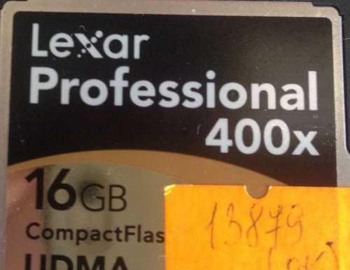 Lexar Professional 400x16GB CompactFlasth udma