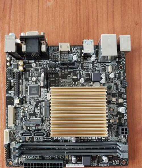 Материнская плата asus prime J4005I-C