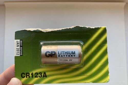 Батарейка GP Литиум CR123A 3V