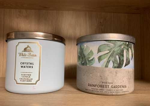 Свеча Bath and body works Rainforest gardenia Crys