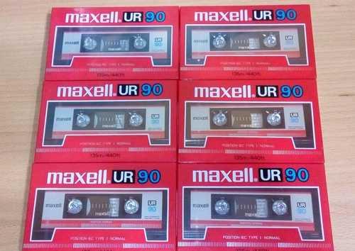 Аудиокассеты maxell UR90 - 1985г