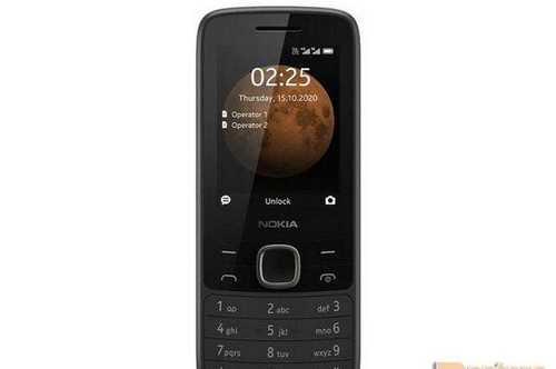 Сотовый телефон Nokia 225 4G витринный 2SIM, черны