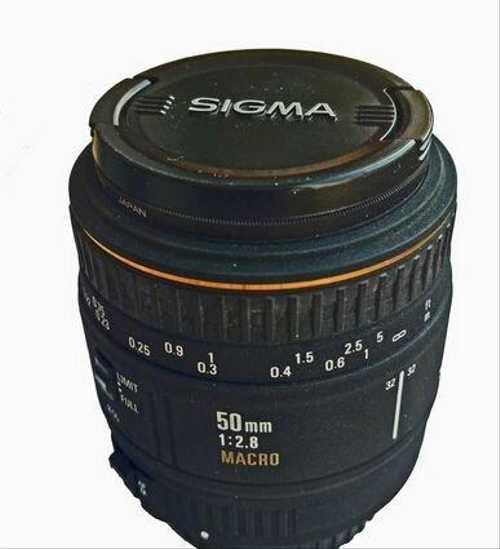 Объектив Sigma 50mm 2.8 macro (для Сanon)