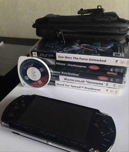 Sony PSP2008 не прошитая + игры