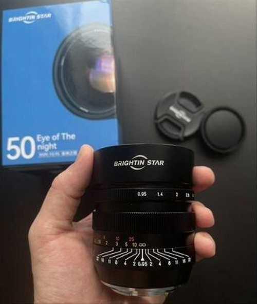 Объектив 50mm f0.95 для Sony E от Brightin Star