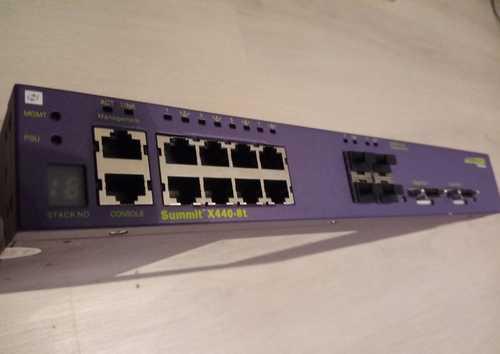 Коммутатор Extreme Networks x440-8t