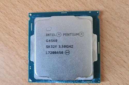 Несправный процессор Intel Pentium G4560