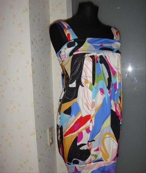 Diane Von Furstenberg платье шелк джерси цветное