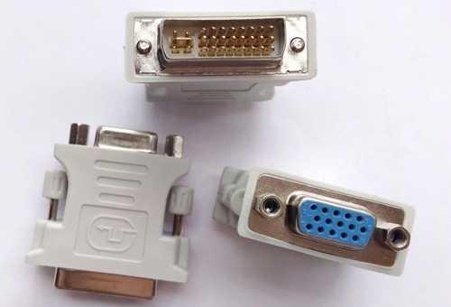 Переходники DVI на VGA, minihdmi-hdmi