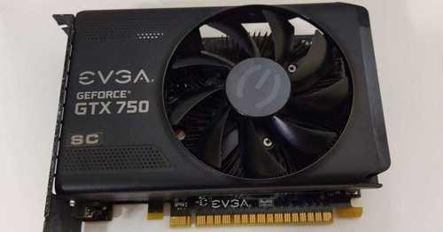 Видеокарта Evga Geforce GTX 750 1 гб