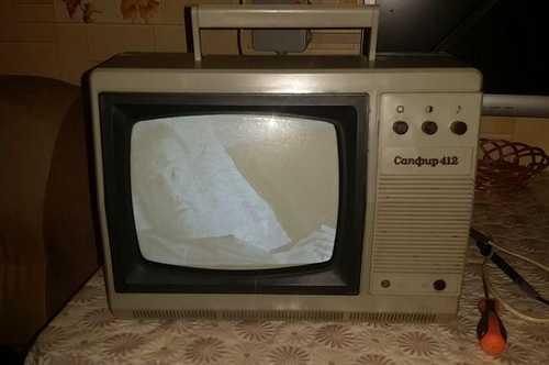 Телевизор СССР сапфир 412