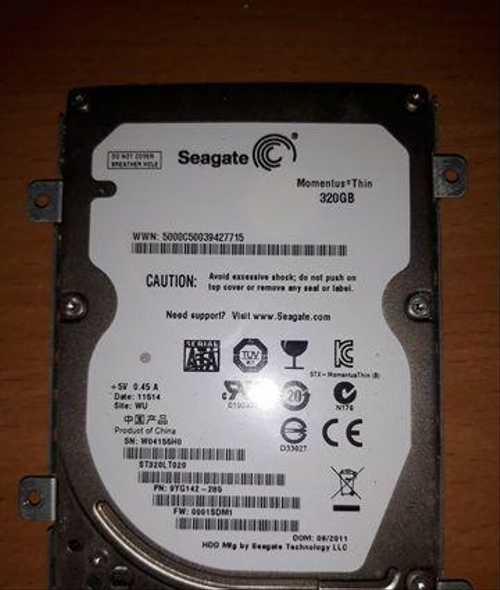 Seagate Momentus Thin 320Gb