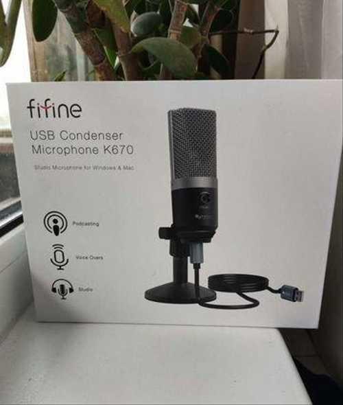 Микрофон Fifine K670 / Новые