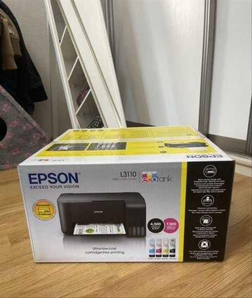 Принтер epson L3110 новый, нераспакованный