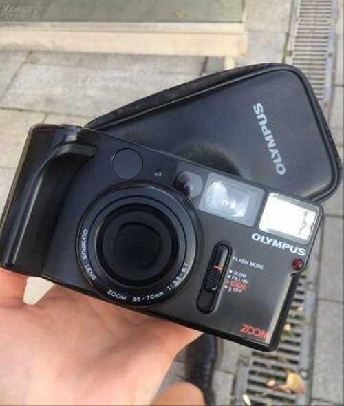 Пленочный Olympus AZ-1 zoom с мультиэкспозицией