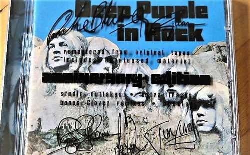 CD - Deep Purple in Rock с автографами