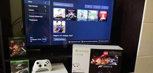 Игровая приставка Microsoft Xbox One S 500гб