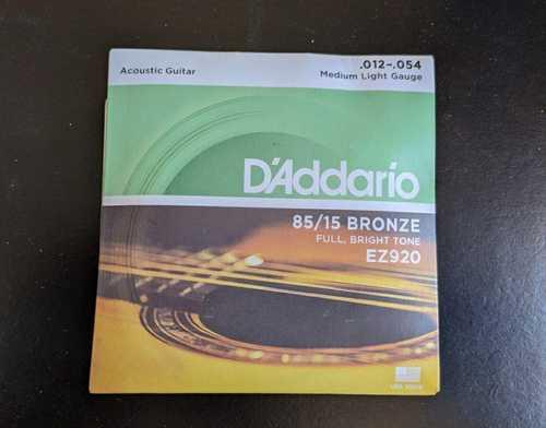 Струны металлические D'addario EZ920 (12/54)