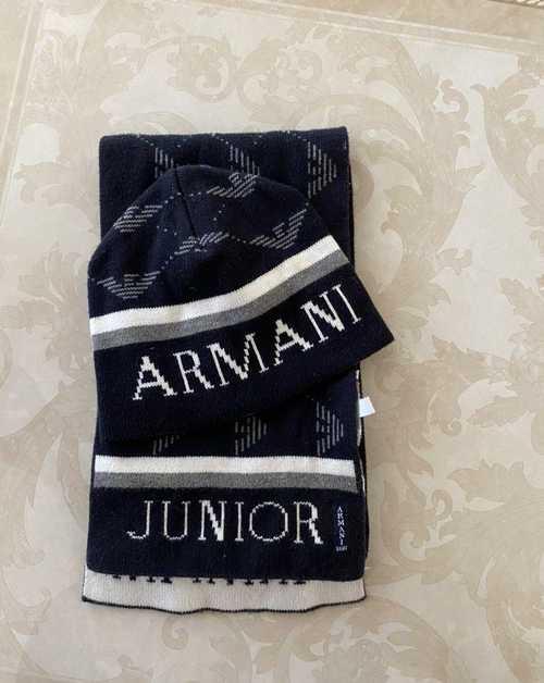 Шапка + шарф. Комплект Armani