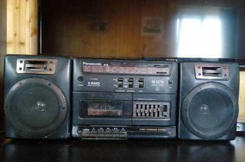 Музыкальный центр Panasonic RX-CS710 +аудиокассеты