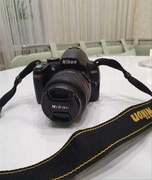 Цифроврй зеркальный фотоаппарат Nikon D3000