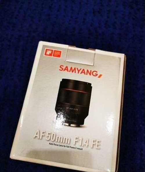 Объектив Samyang AF 50mm F1.4 FE Sony E новый