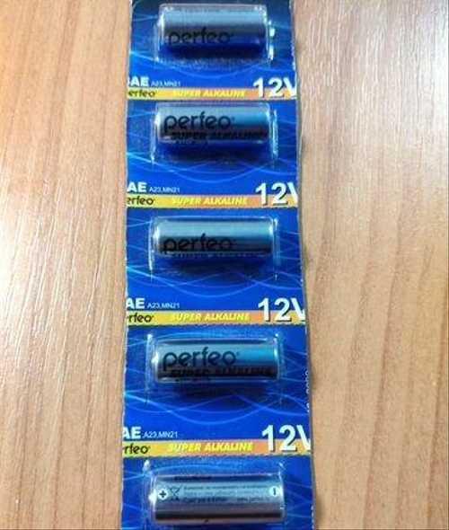 Батарейки Perfeo A23 Super Alkaline 5 шт. 12V