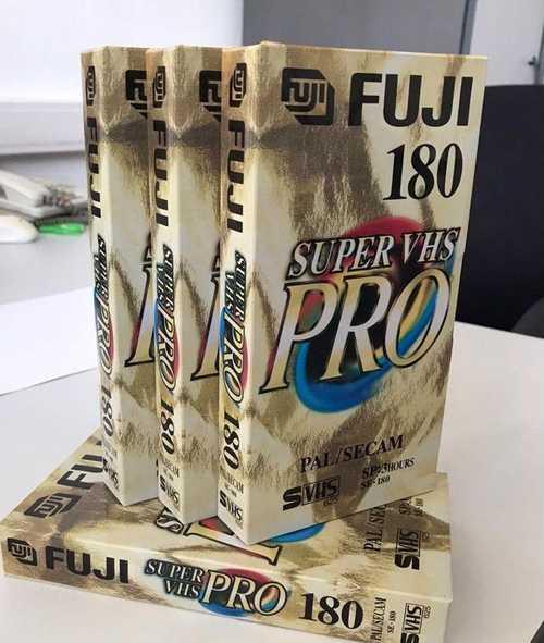 Видеокассета Fuji PRO S-VHS 180 новая