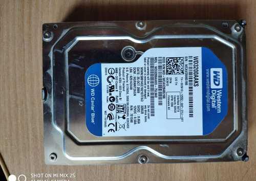 Жесткий диск hdd 320gb wd3200aaks