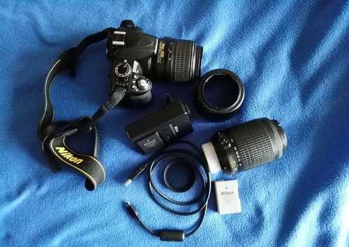 Nikon D3100/2 объектива/аксессуары
