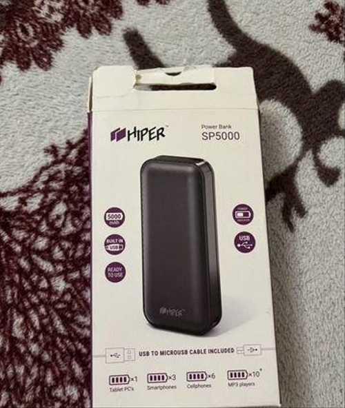 Мобильный аккумулятор PowerBank hiper SP5000 Black